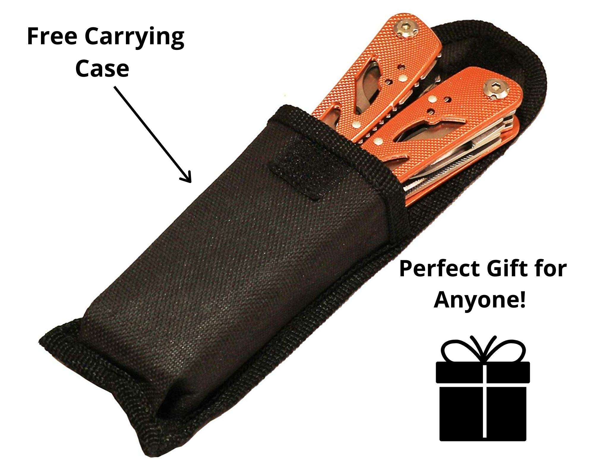 Multitool knife with sheath 15-in-1 Portable Pocket Multifunctional heavy duty, Folding Saw, Wire Cutter, Pliers, Sheath Multipurpose, Survival, Camping, Hunting, Car Set, tools, survival gear
