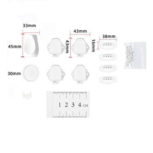 Mingchuan Child Safety Magnet Invisible Locks (4-Pack) Best Baby Proofing Lock for Kitchen Cabinet Drawer Cupboard with 3M Adhesive Cabinets Door Locking Magnetic Latches Kit