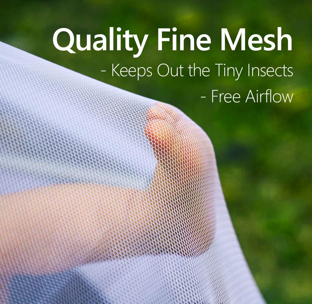 Mosquito Net for Stroller - Stroller Mosquito Net - Netting for Stroller Cover - Bug Net for Stroller Bouncers for Infant Carrier Car Seat Cradle &Mini Crib -Large, Elastic & Breathable