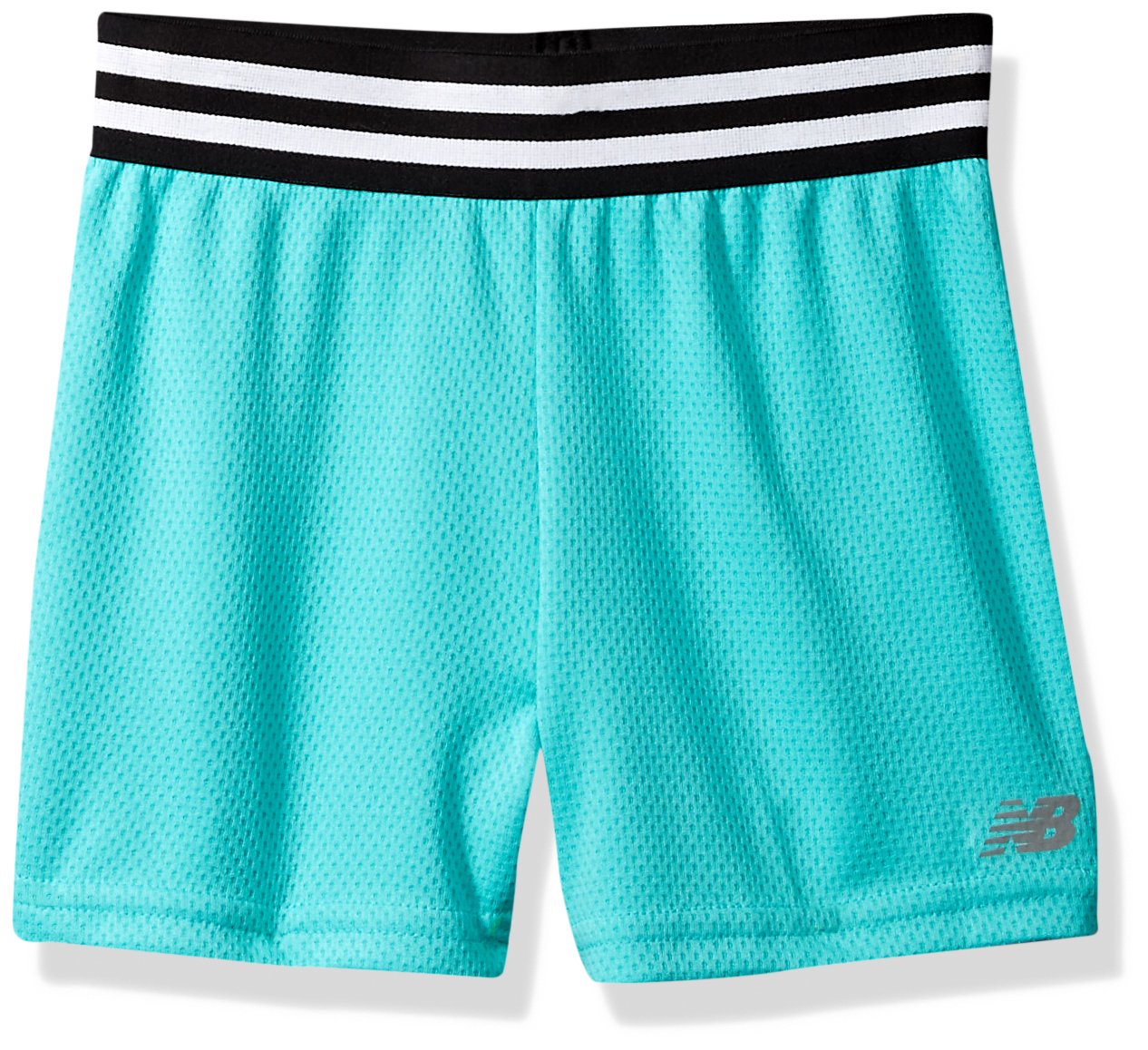 New Balance Girls' Little Athletic Short, Tidepool, 5