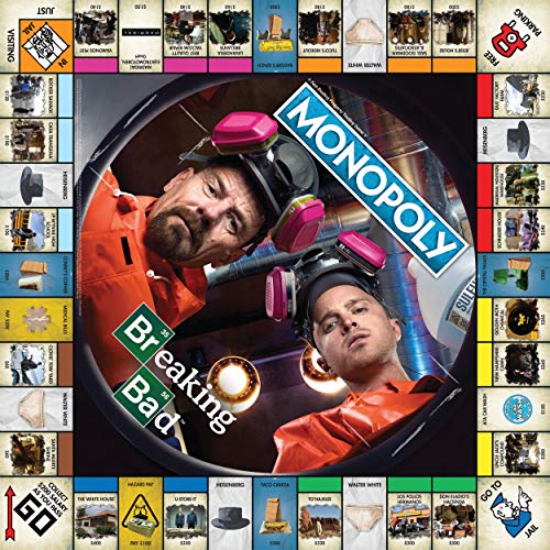 Monopoly Breaking Bad | Based on AMC's Breaking Bad Show | Collectible Monopoly Game Featuring Familiar Locations and Iconic Moments
