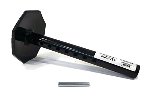 The ROP Shop | Heavy Duty Set of 2 Snowplow Stands with 1/4" x 2" Roll Pins for Western Enforcer Plow