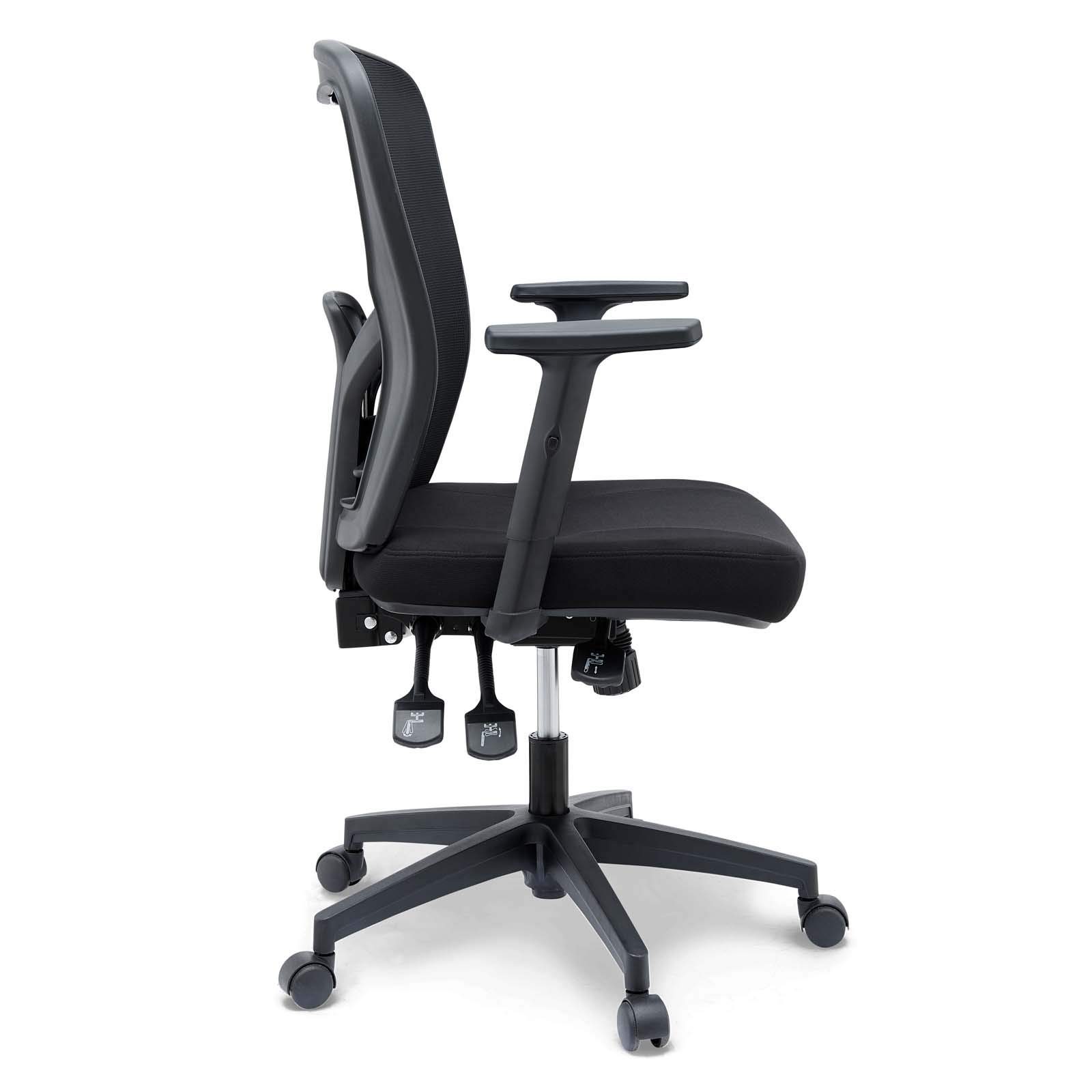 Modway Define Mesh Ergonomic Office Desk Chair in Black