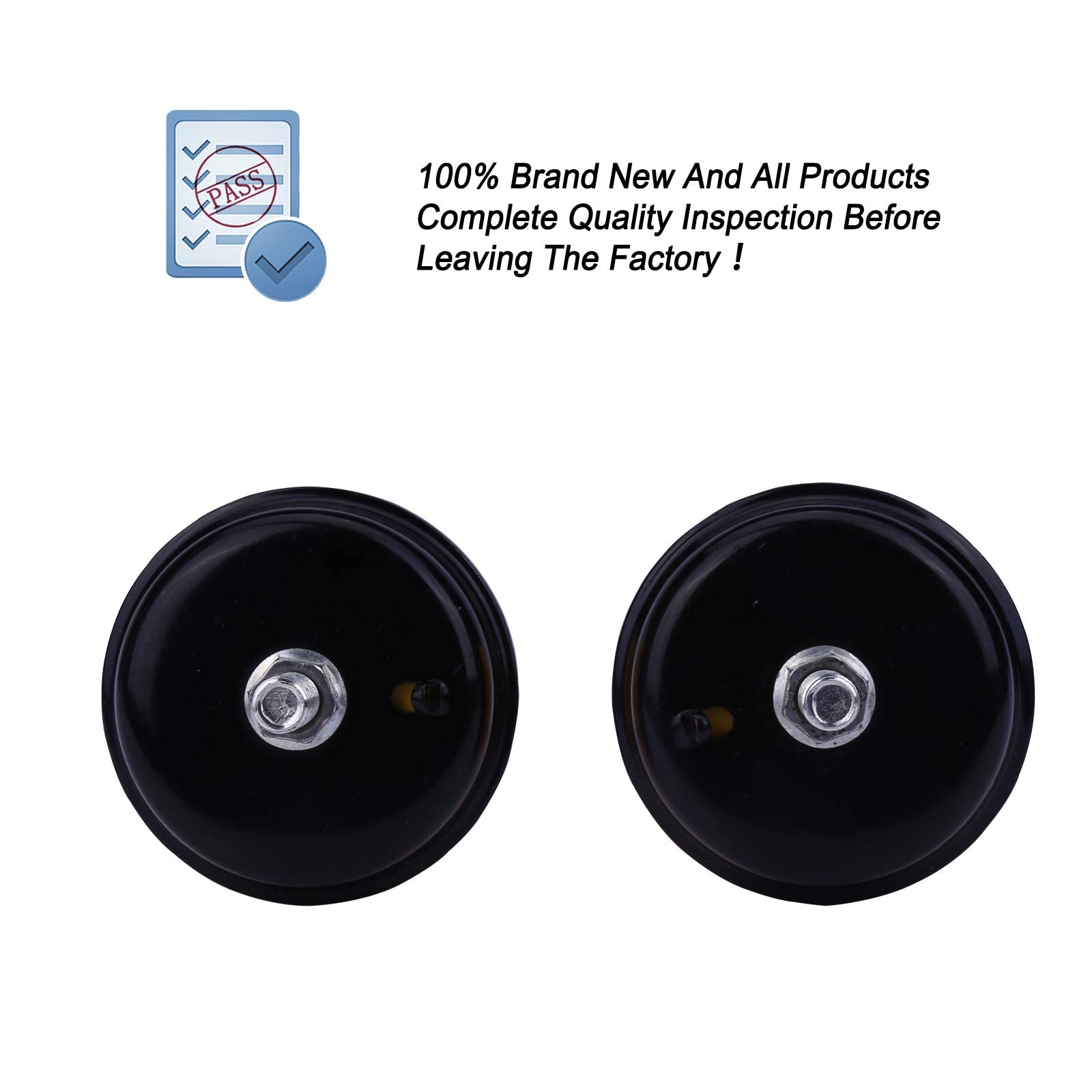 ONER Pair Of Rear Axle Bumper With Nuts,Compatible With 99-07 ChevySilverado 1500,99-07 GMC Sierra 1500,Replace# 15712438,523-049