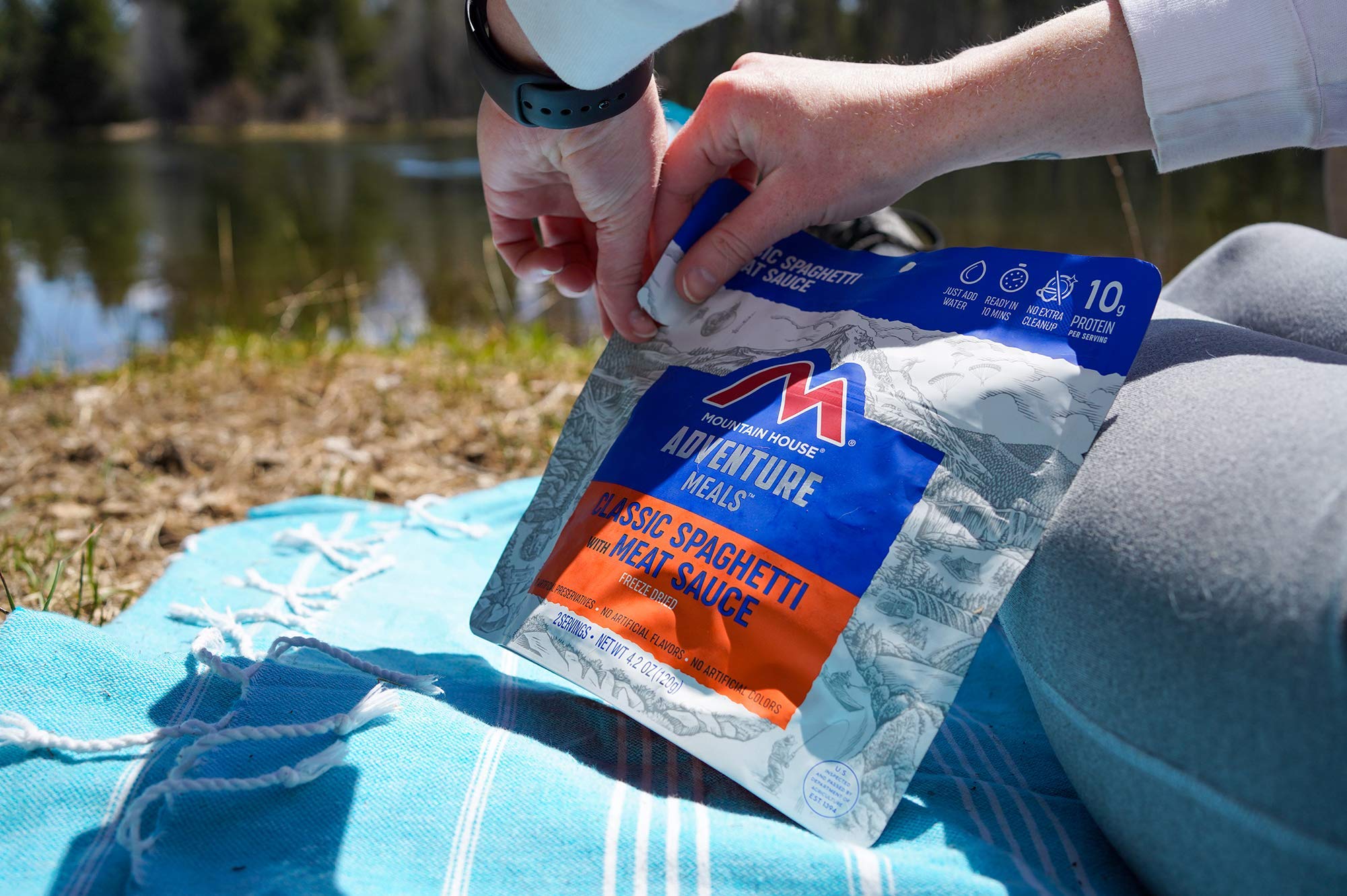 Mountain House Classic Spaghetti with Meat Sauce | Freeze Dried Backpacking & Camping Food |2 Servings
