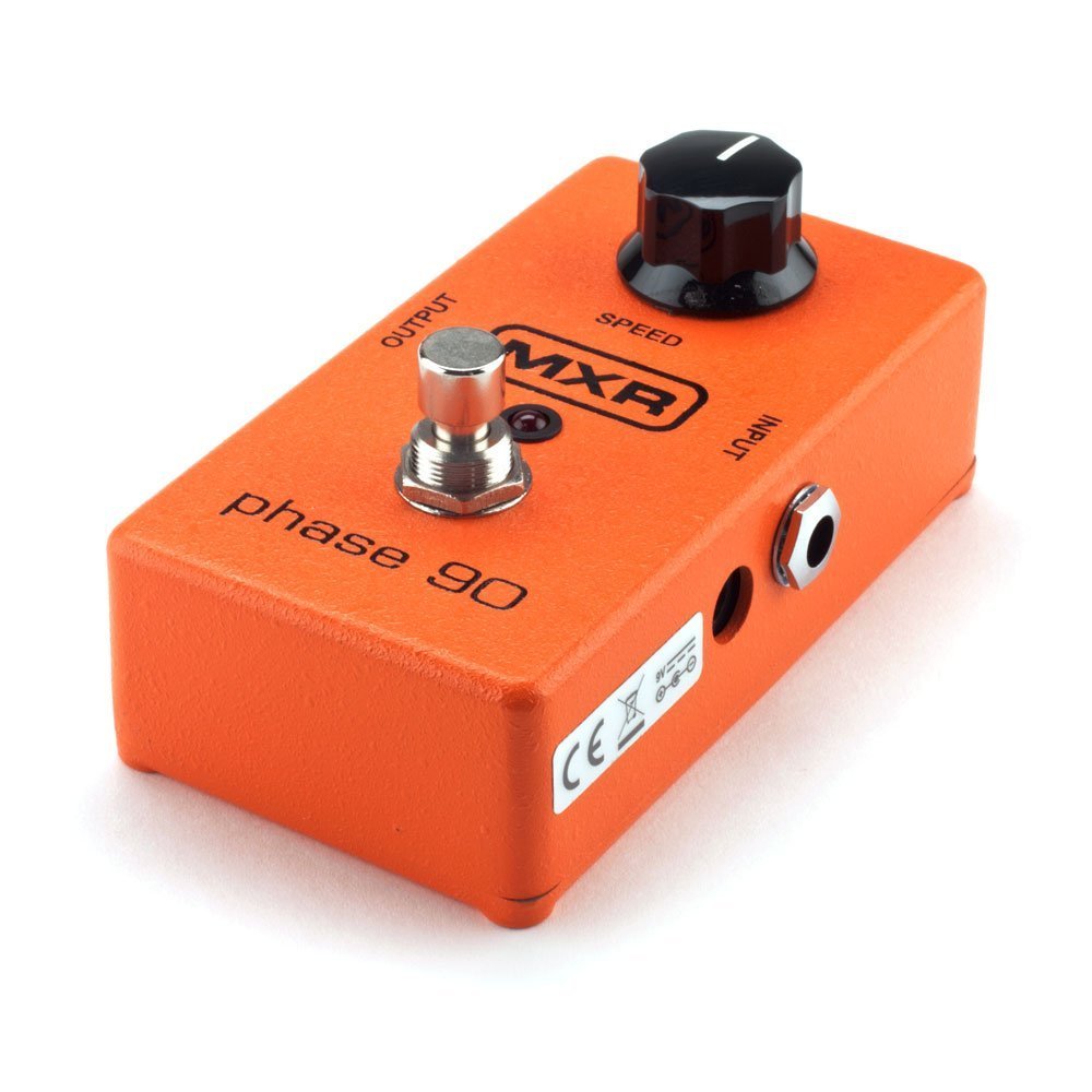 MXR M101 Phase 90 Effects Pedal Bundle with MXR Instrument Cable and 6 Assorted Dunlop Picks