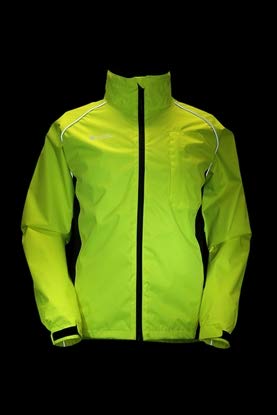 Mountain Warehouse Adrenaline Mens Waterproof Cycling Jacket - IsoDry Yellow Medium
