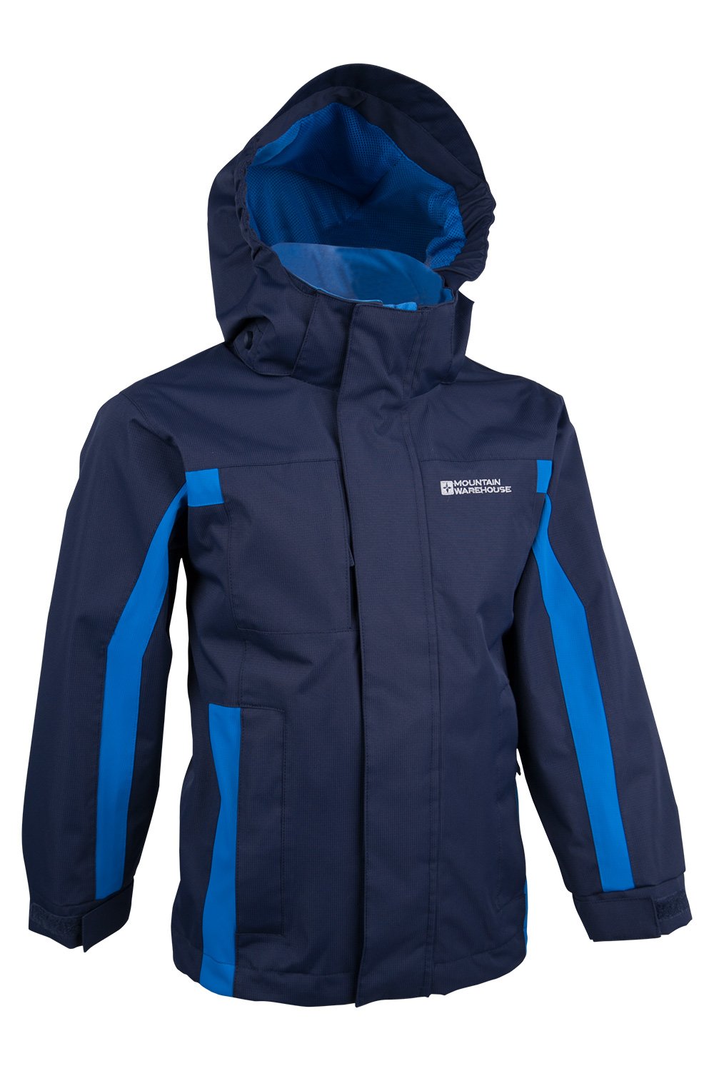 Mountain Warehouse Samson II Kids Waterproof Jacket Navy 7-8 Years
