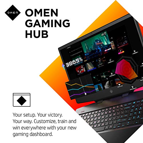 OMEN 15 Gaming Laptop, NVIDIA GeForce RTX 2070 Max-Q, Intel Core i7-10750H, 16 GB DDR4 RAM, 512 GB PCIe NVMe SSD, 15.6" Full HD 144hz, Windows 10 Home, RGB Keyboard (15-dh1060nr, 2020 Model)