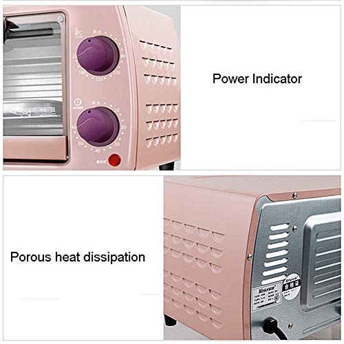 Mini Electric Oven Home Multifunctional Baking Oven Trifle Bread Hob Grill Home Small Baking Cake Pizza Oven 9L Mini Ovens (Blue) (Blue)