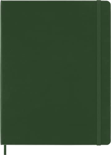 Moleskine Notebook, Extra Large, Ruled, Myrtle Green, Hard Cover (7.5 x 9.75)