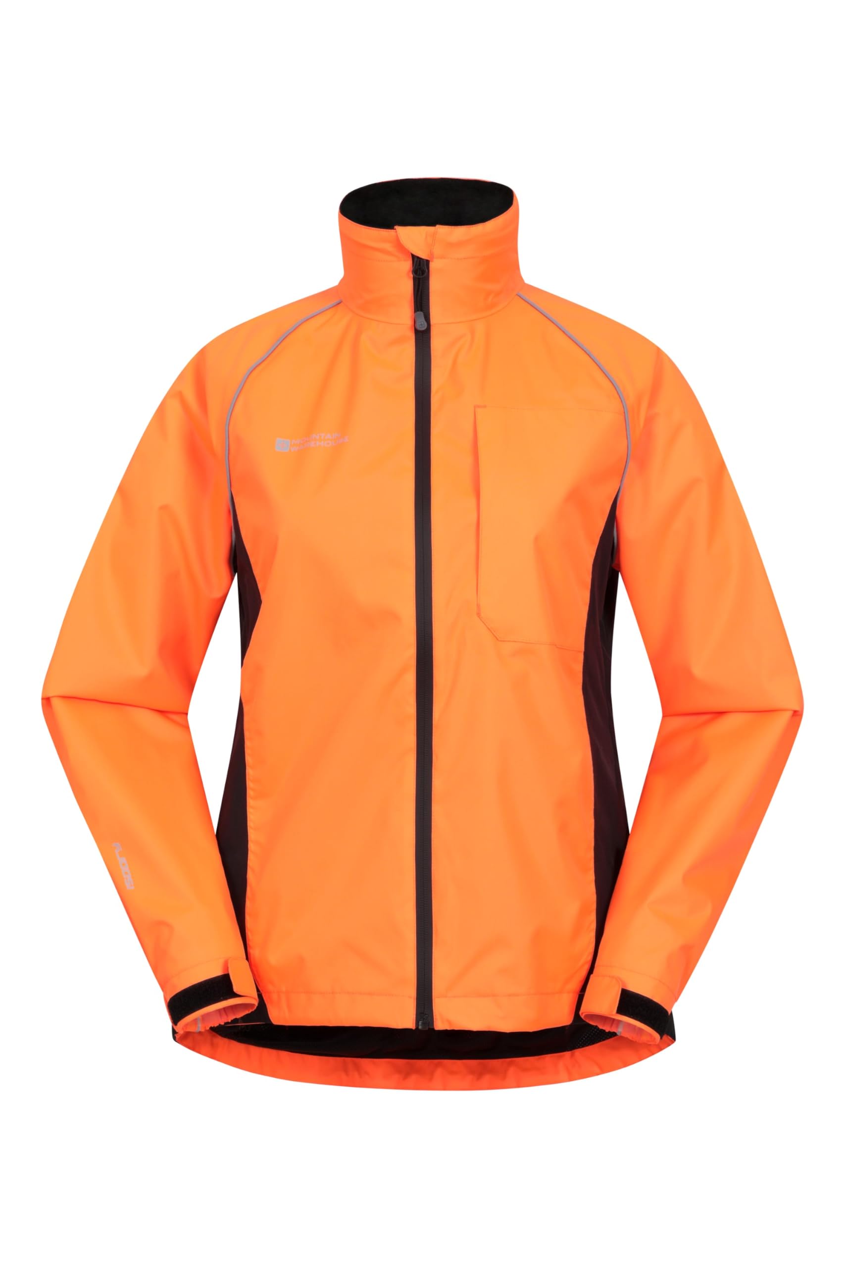 Mountain Warehouse Adrenaline II Womens Waterproof Iso-Viz Jacket Bright Pink 12