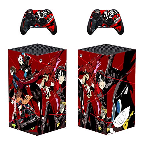 Phantom Thief Decals Stickers Full Set Faceplate Skin for X-box-One-Series X Protection Kit by KAJAL MANI