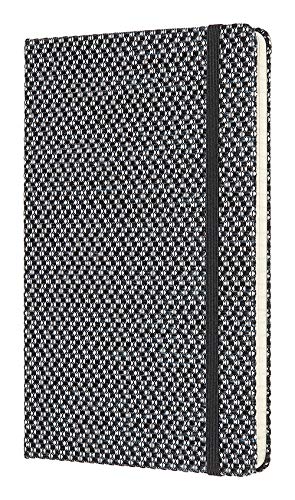 Moleskine Limited Collection Blend Textile Notebook, Hard Cover, Large (5 x 8.25") Ruled/Lined