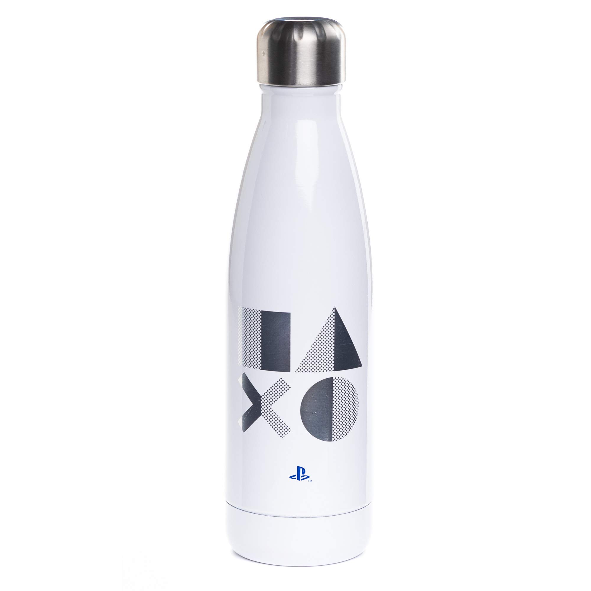 Paladone Playstation Metal Water Bottle PS5 - Easy Hydrate for Boys, Gamers - Officially Licensed Merchandise