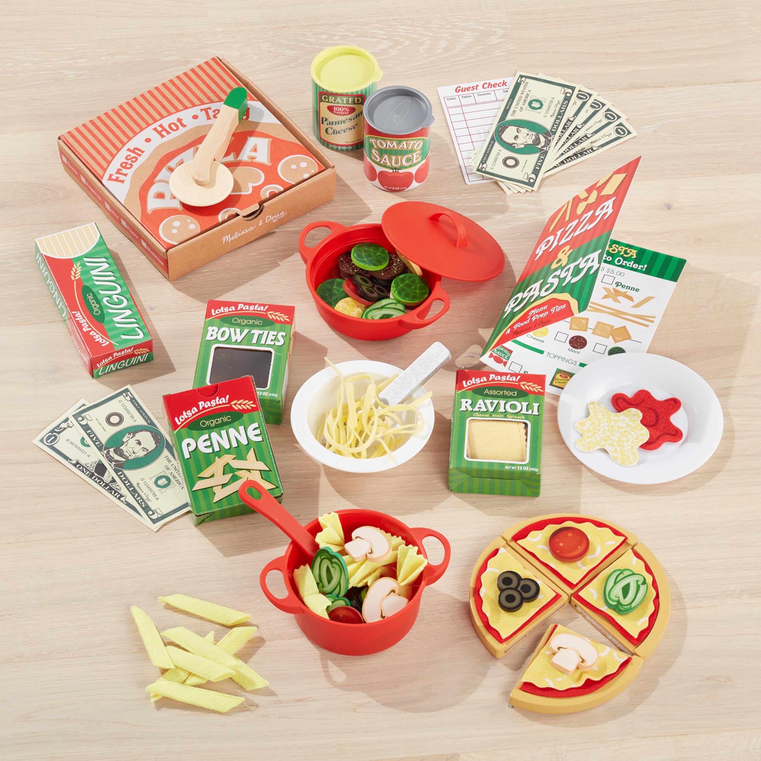 Melissa & Doug Deluxe Pizza & Pasta Play Set