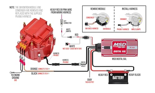 MSD 6425 Digital 6AL Ignition Control - Red