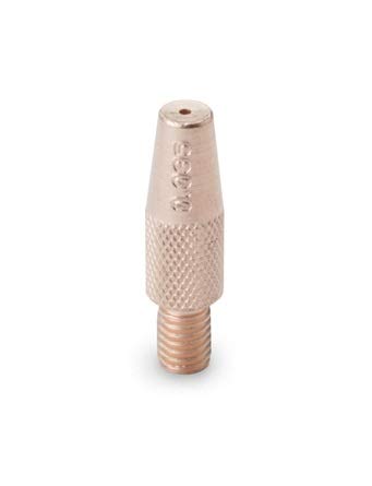 Miller Contact Tip, 0.035 M5 by 0.8mm Thread (Pkg of 10) 186406 use with Miller Spoolmate and Hobart spoolguns