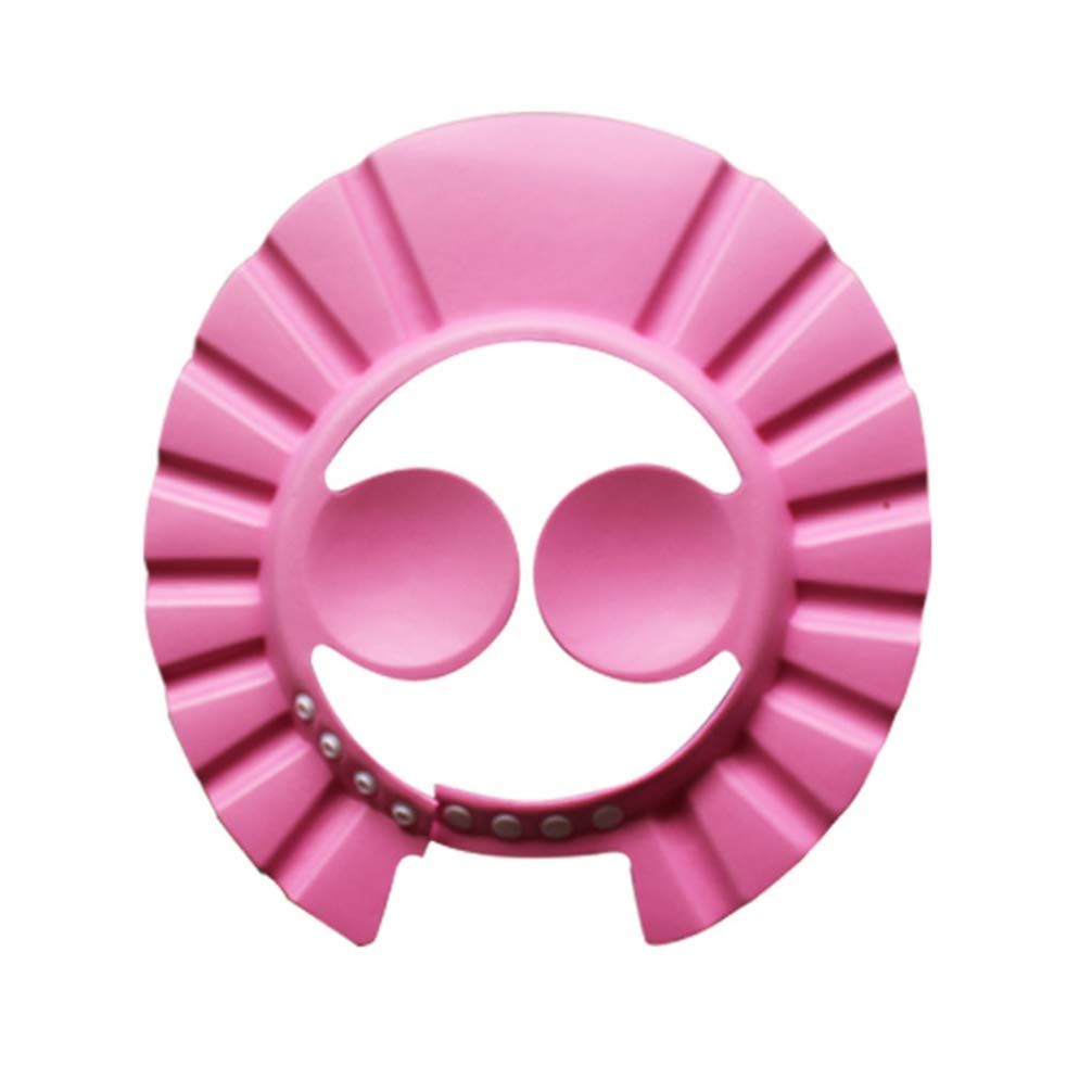 Lurrose Baby Shampoo Shower Cap Adjustable Bathing Ear Protector Hat for Children Mewborn Kids 3Pcs