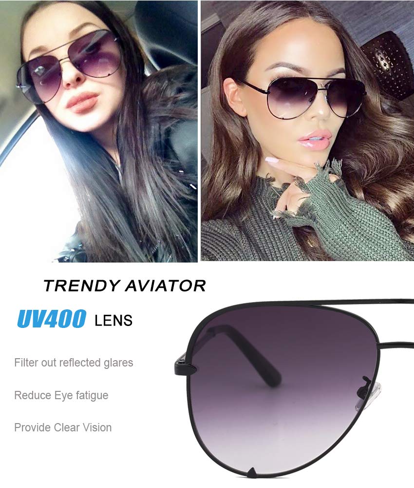 Mirrored Aviator Sunglasses For Men Women Fashion Designer UV400 Sun Glasses