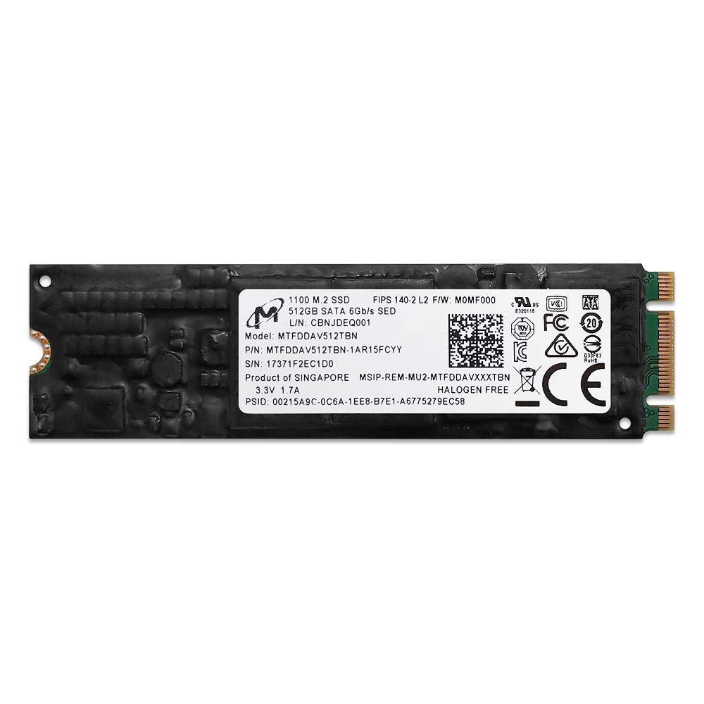 Micron 1100 512gb Sata M.2 2280ss Fips