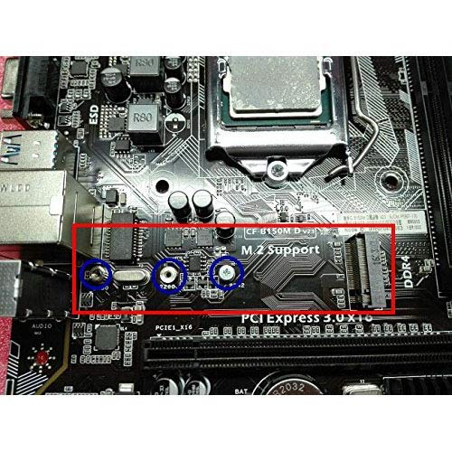 Michaelia M.2 SSD Mounting Screws Kit for ASUS Motherboards(L02-M2S-KIT)