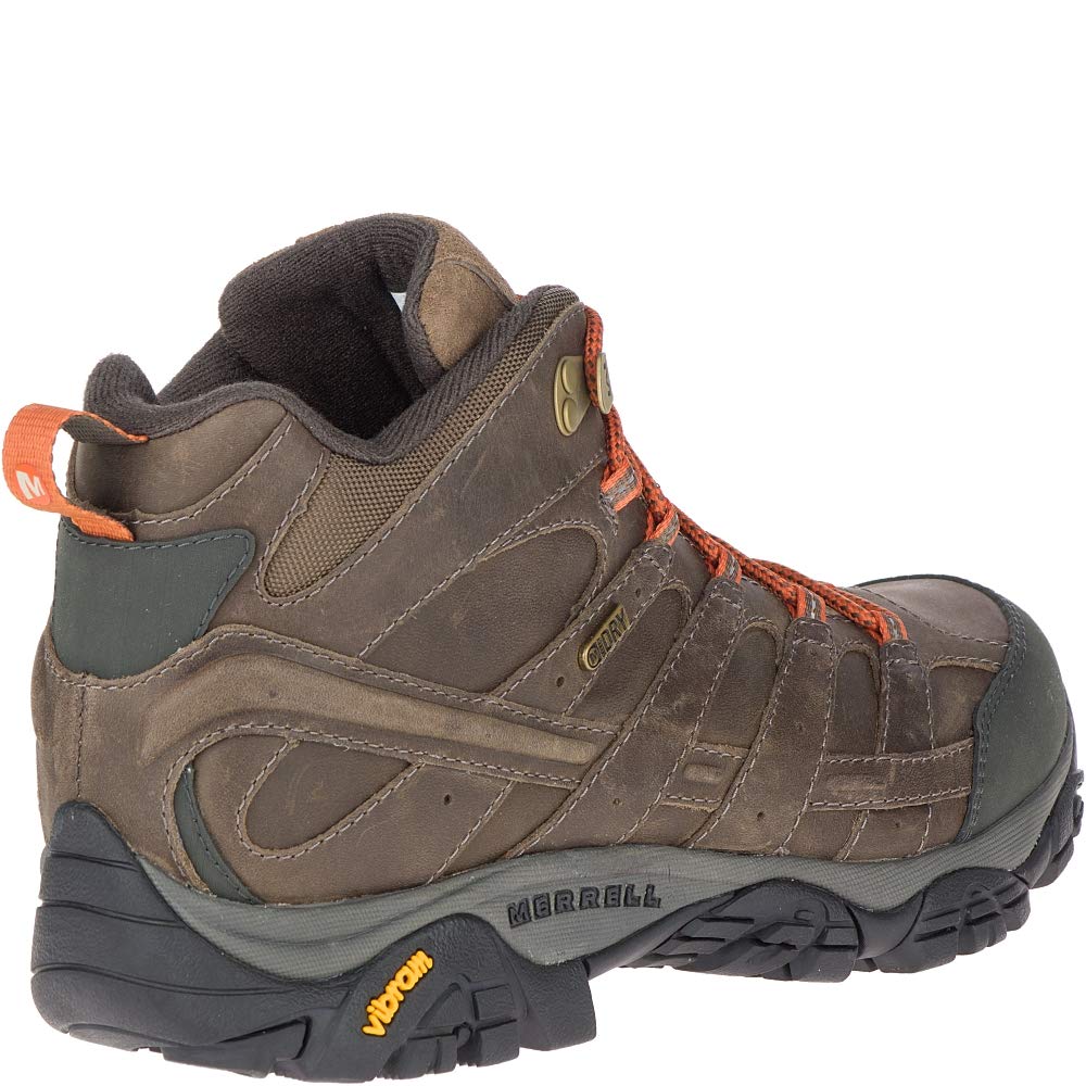 Merrell Men's Moab 2 Prime MID Waterproof Hiking Boot, Canteen, 10.5 Wide