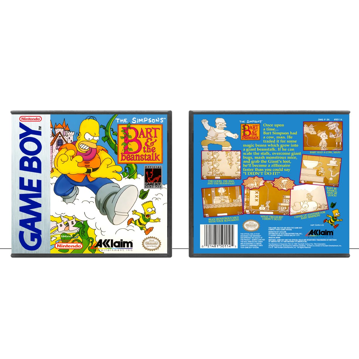 Simpsons: Bart and the Beanstalk, The | (GB) Game Boy - Game Case Only - No Game