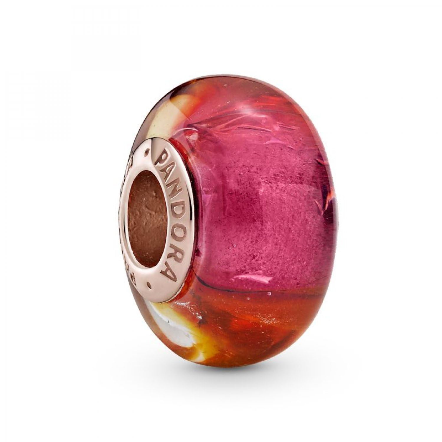 PANDORA Glittering Sunset Murano Glass Charm, Pandora Rose - 789440C00