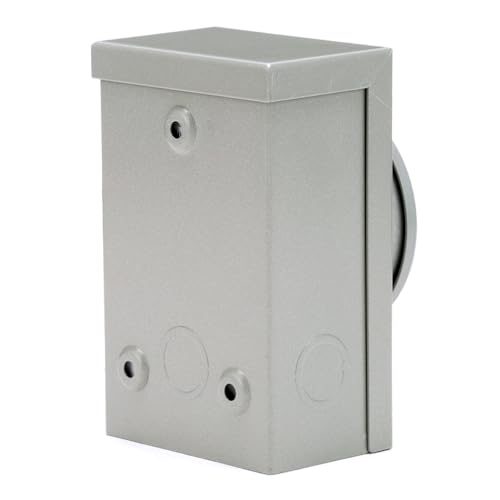 Reliance Controls Corporation PB20 20-Amp NEMA 3R Power Inlet Box for Generators Up to 5,000 Running Watts,Gray