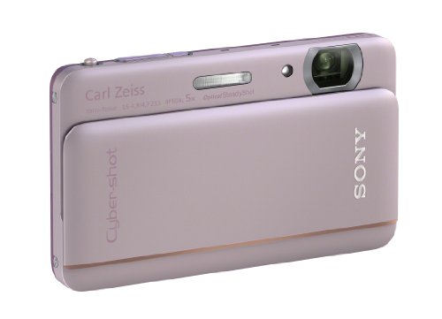 Sony Cyber-shot DSC-TX66 18.2 MP Exmor R CMOS Digital Camera with 5x Optical Zoom and 3.3-inch OLED (Pink) (2012 Model)