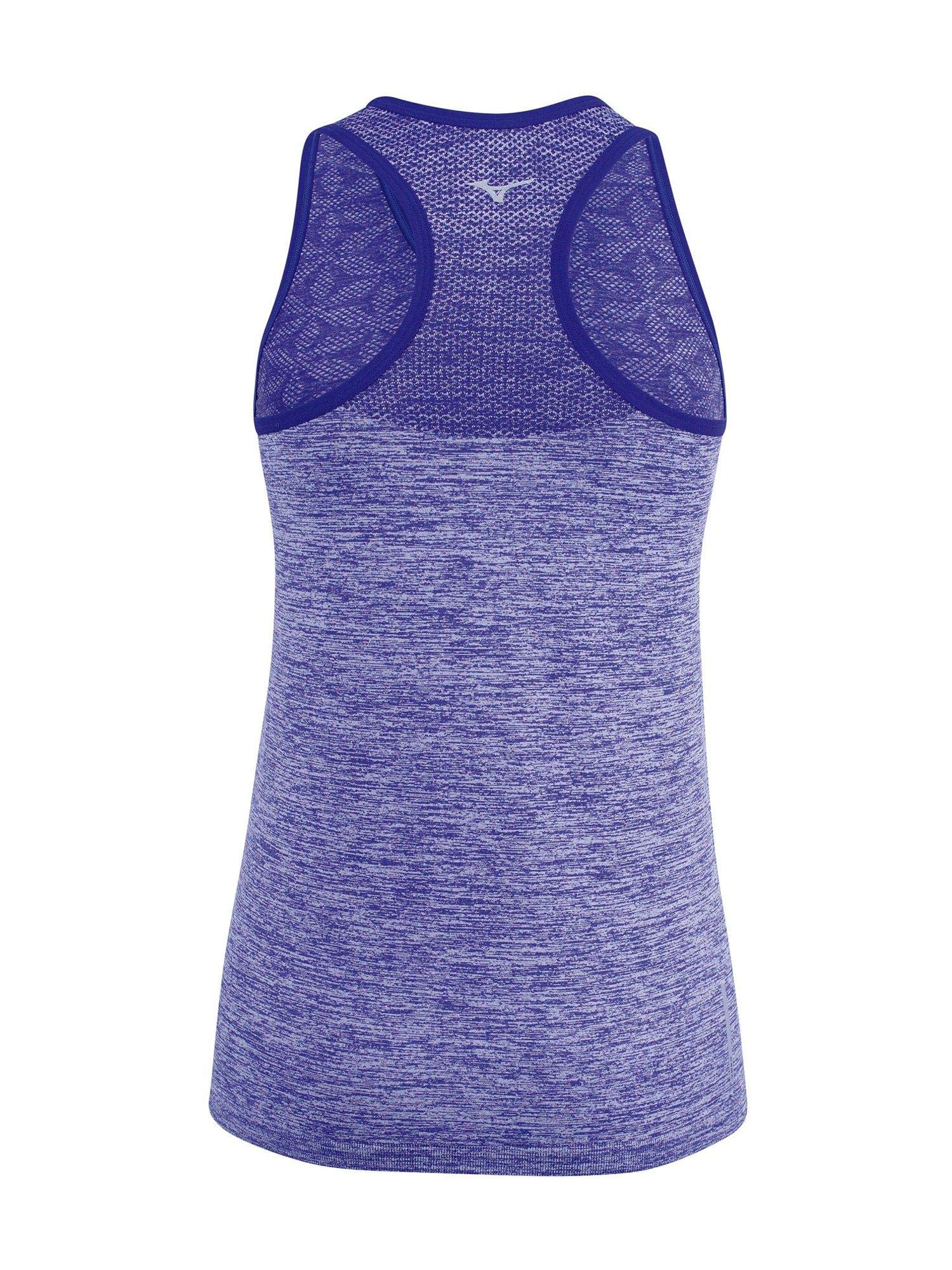 Mizuno Running Women's Seeker 2.0 Tank Top, Small, Purple