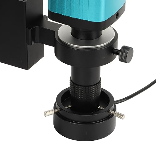 Microscope Camera, 400-700nm Wide Application High Definition Multimedia Interface Digital Industry Camera 100β240VAC Adjustable LED Light for Industrial Use (US Plug)