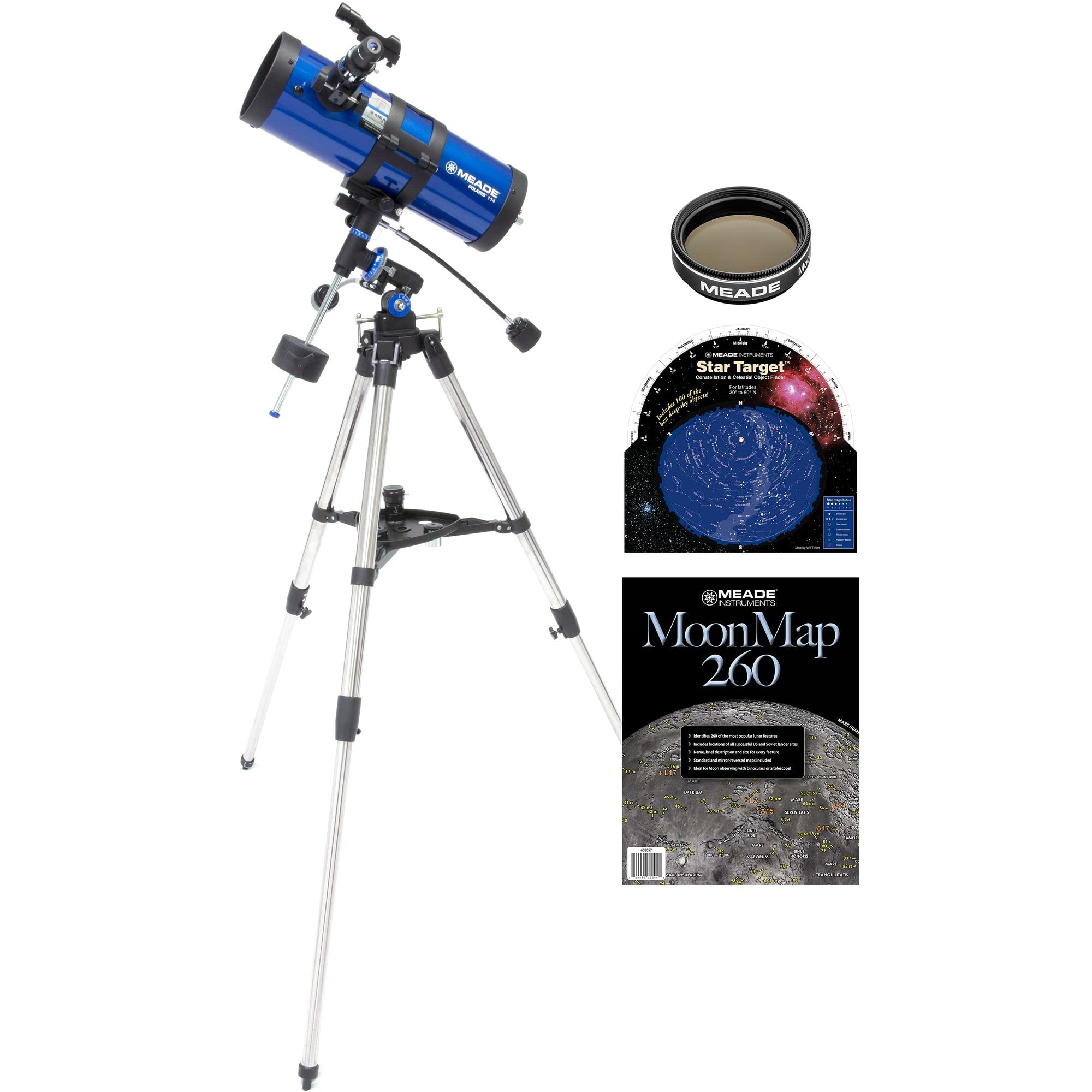 Meade Polaris 114mm Equatorial Reflector Telescope Kit