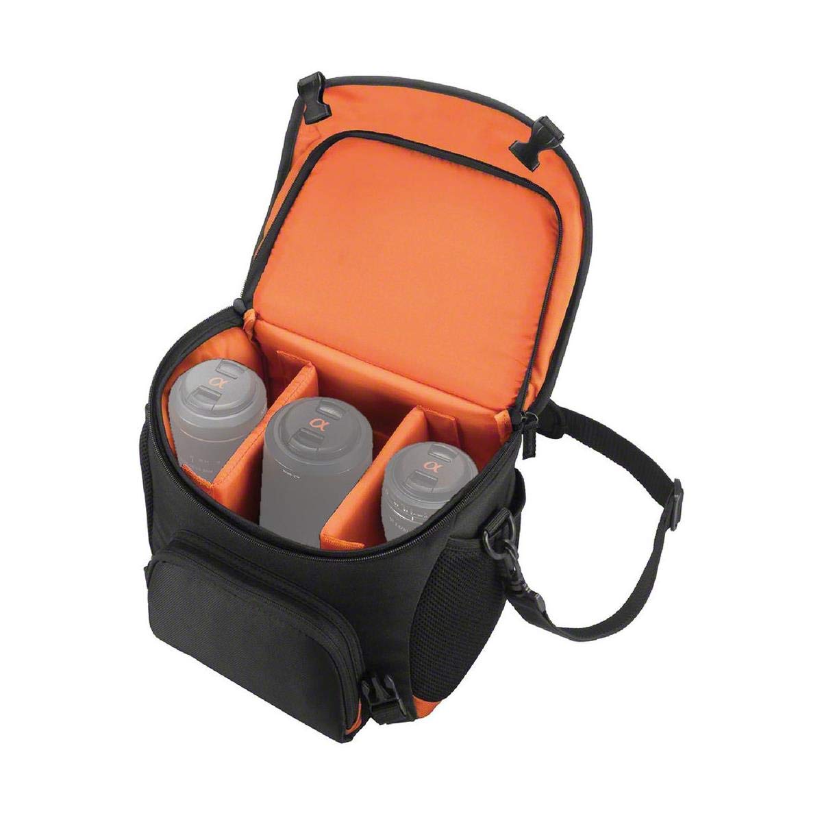 Sony LCSSC8 Lightweight System Case for Alpha DSLR Camera and Lenses - Black