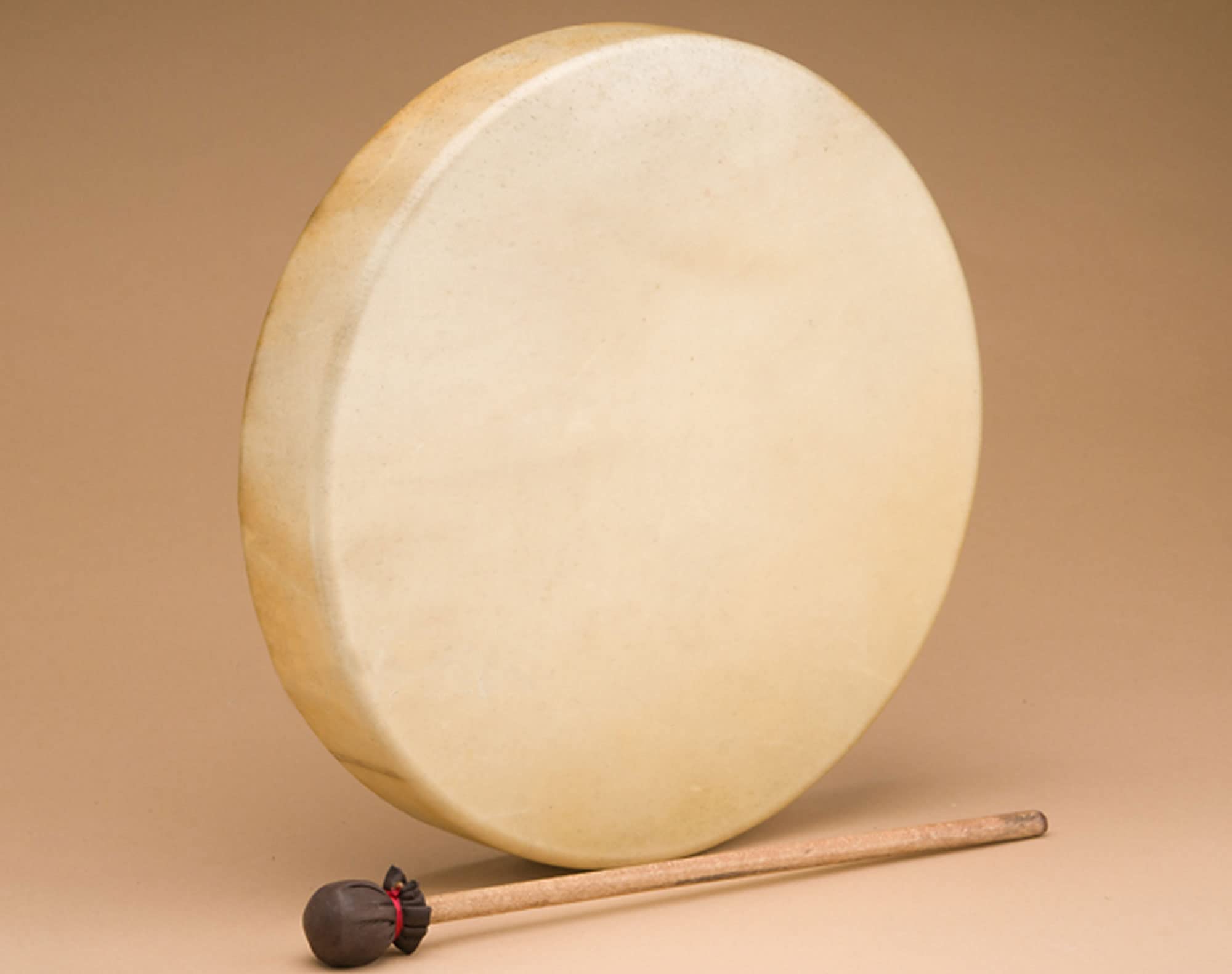 Native American Deer Hide Hoop Drum 12" -Cherokee