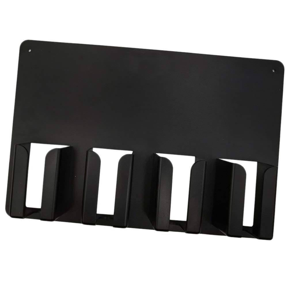 Minkissy Hair Clipper Holder Organizer Wall Mounted Hair Brush Comb Hairdressing Tool Storage Rack Shelf Container for Home Shop 31X20X6cm