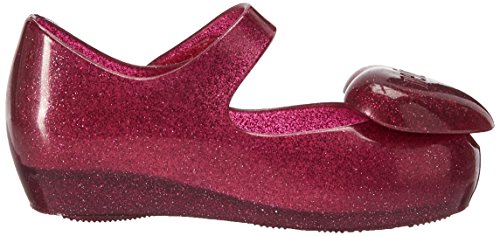 Mini Melissa Baby-Girl's Mini Ultragirl Heart ME Ballet Flat, Pink, 5 Medium US Toddler