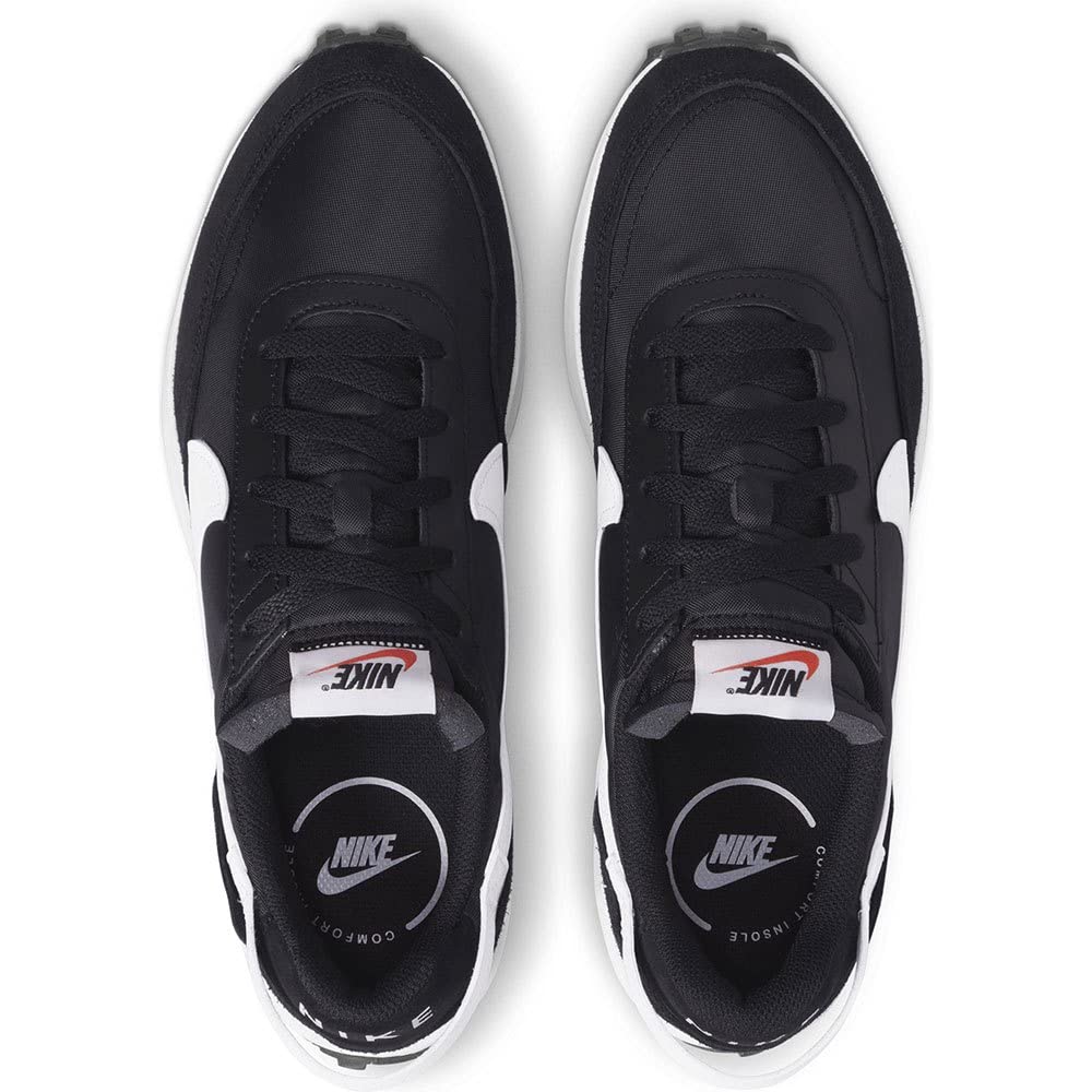 NIKE Men's Gymnastics Shoes Sneaker, Black White Orange Clear, 11