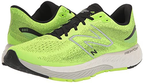 New Balalnce Men's Fresh Foam 880 V12 Running Shoes, Pixel Green 12 (M)