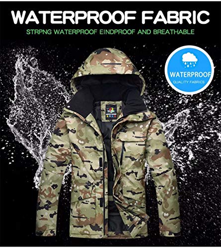 Men's Ski Jacket Waterproof Snowboarding Jackets Windproof Warm Winter Snow Coat Pants