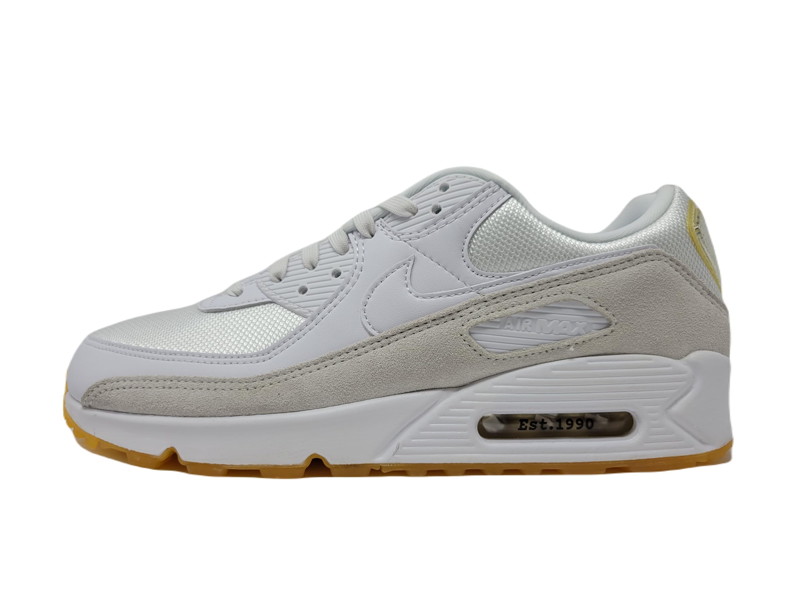 Nike Men's Air Max 90 SE Shoes, Summit White/White-White, 15 M US