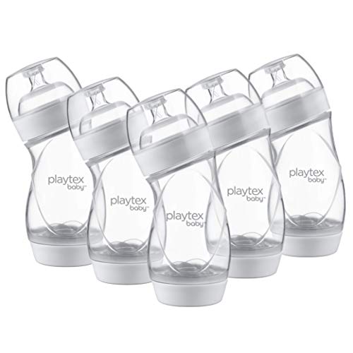 Playtex Baby Ventaire Bottle, Helps Prevent Colic & Reflux, Clear, 9 Oz, 5 Count - Pack of 1