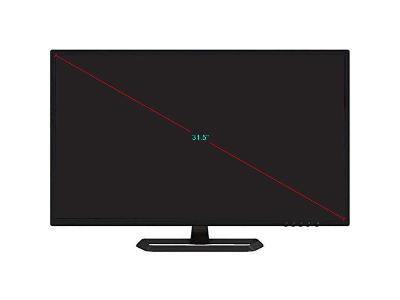 Planar PXL3280W 31.5" WQHD LED LCD Monitor - 16:9 - Black