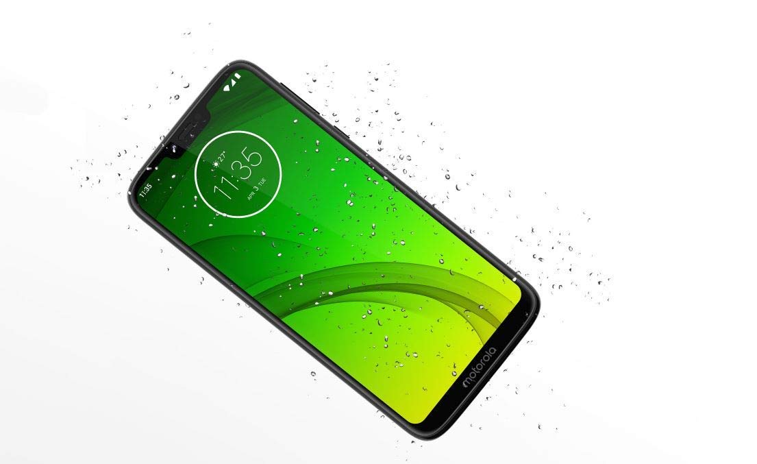 Motorola Moto G7 Power (64GB + 64GB MicroSD) 6.2" (GSM Only) Factory Unlocked Smartphone - US & Global 4G LTE International Model XT1955-2 (Marine Blue, SD Bundle)