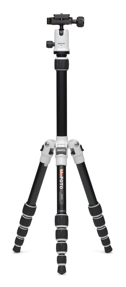 MeFOTO Classic Aluminum Backpacker Travel Tripod Kit - White (A0350Q0W)
