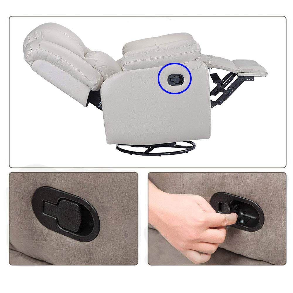 Pmsanzay Recliner Replacement Parts - Universal Black Metal Pull Recliner Handle with Cable - fits Ashley/Lane/Lazy Boy/Berkline and Major Recliner Brands Couch Style Pull Chair Release Handle Sofa