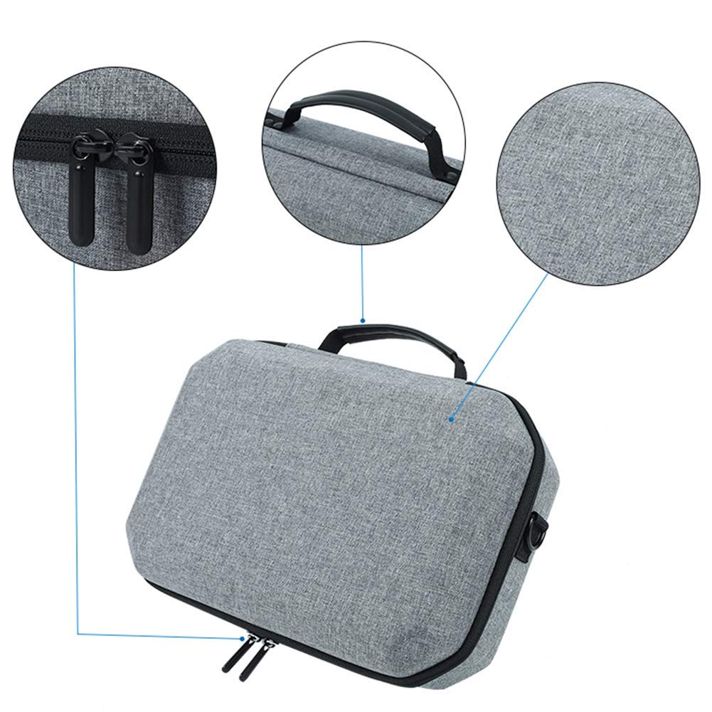 POHOVE Carrying Case For Oculus Quest 2 And All-In-One VR Gaming Headset And Controllers Accessories Hard Eva Case With Adjustable Shoulder Strap Waterproof Travel Protective Bag