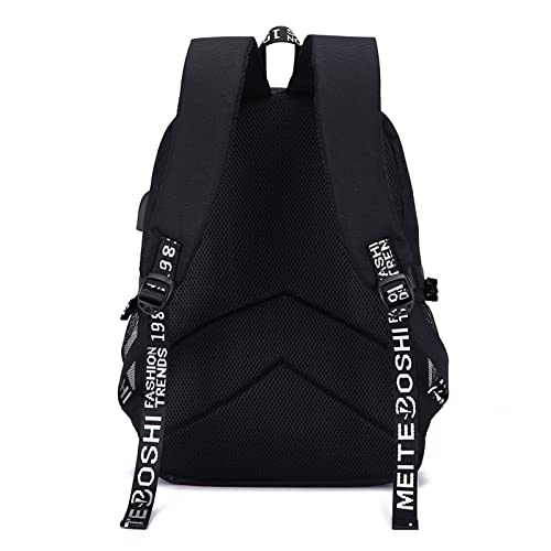 Piatek Youth Venom Knapsack-Waterproof Canvas Casual Daypack Lightweight Laptop Bag with USB Charging Port