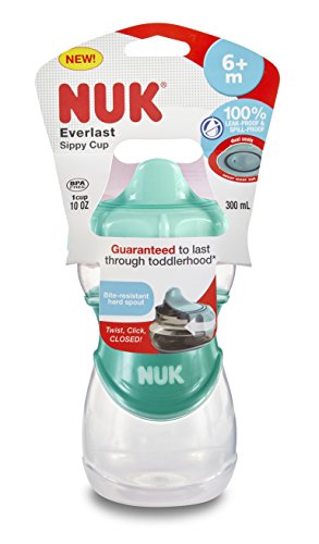 NUK silicone Everlast Sippy Cup, Green, 10oz 1pk